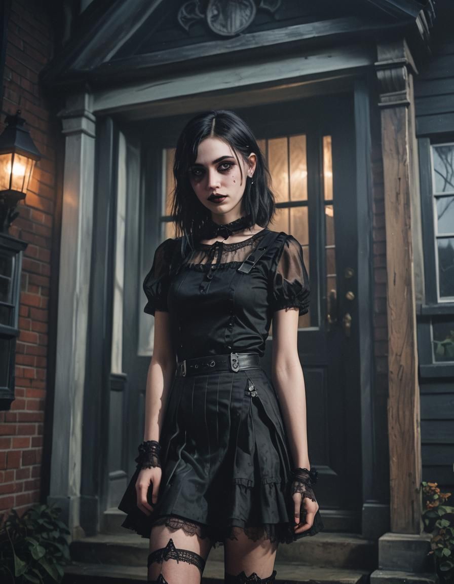 A realistic Goth. - A realistic Goth.