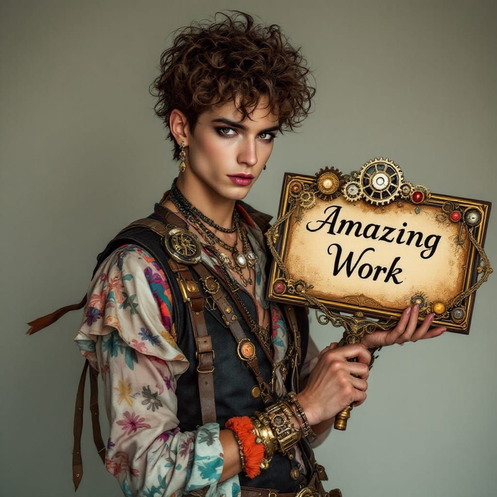 Amazing Work - Steampunk Glamour - Steampunk Gentleman in El...