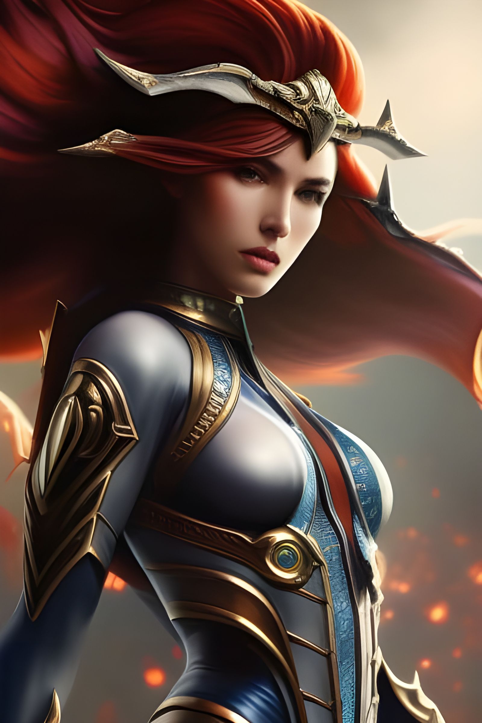 Legio-Demon Commander Roisina Lisha The Watcher Of Underworld - AI ...