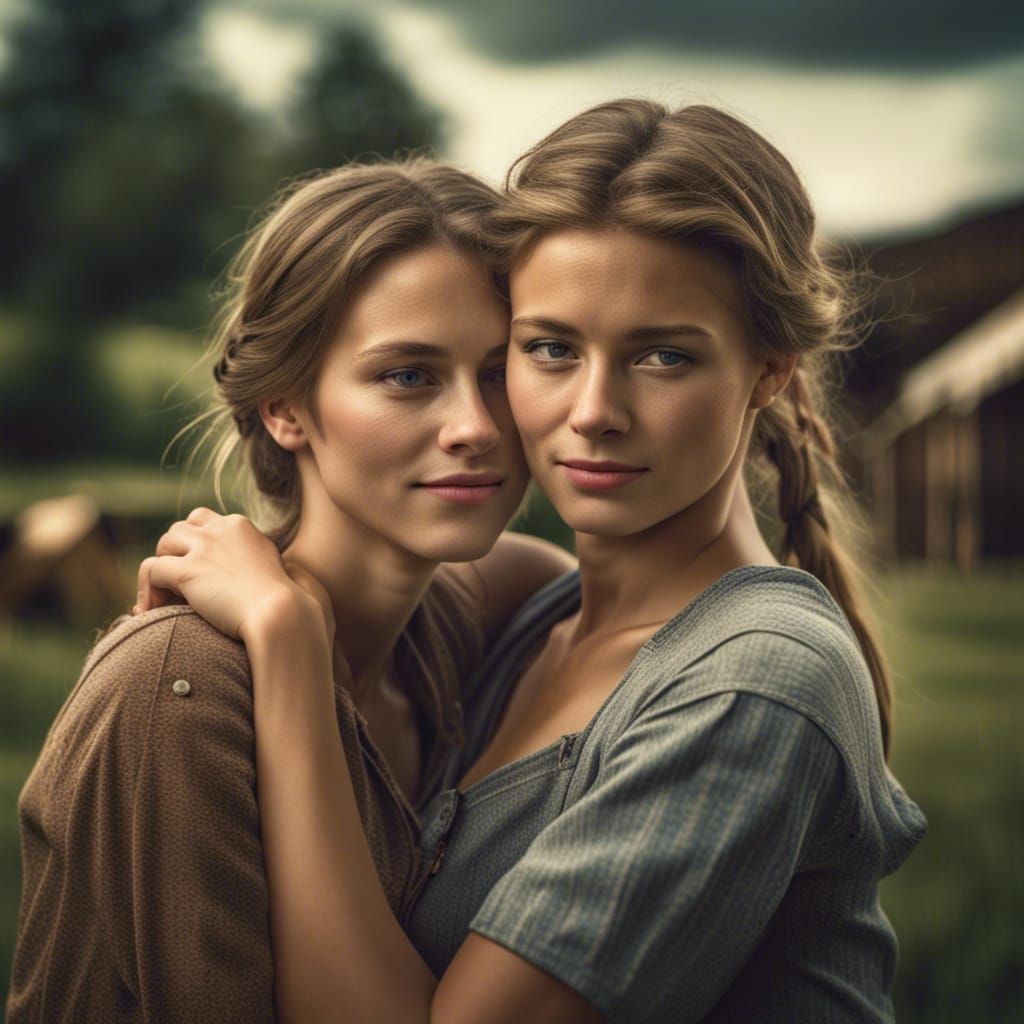 Sisters - AI Generated Artwork - NightCafe Creator