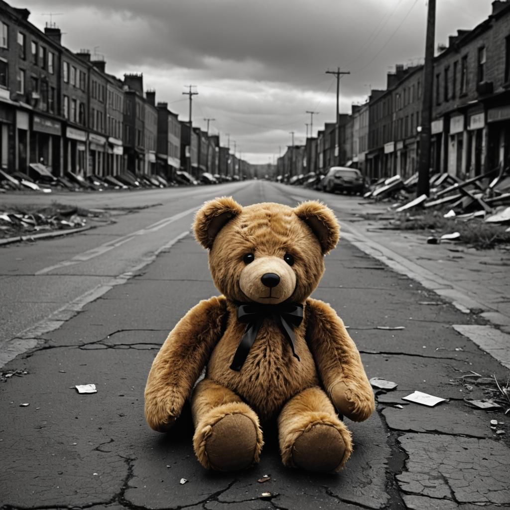 Lost Teddy Bear - AI Generated Artwork - NightCafe Creator
