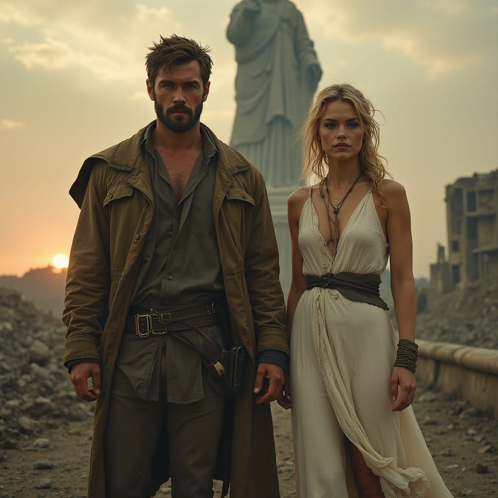 Chris Hemsworth as Equality 7-2521 in a Gritty Ant... - AI Art