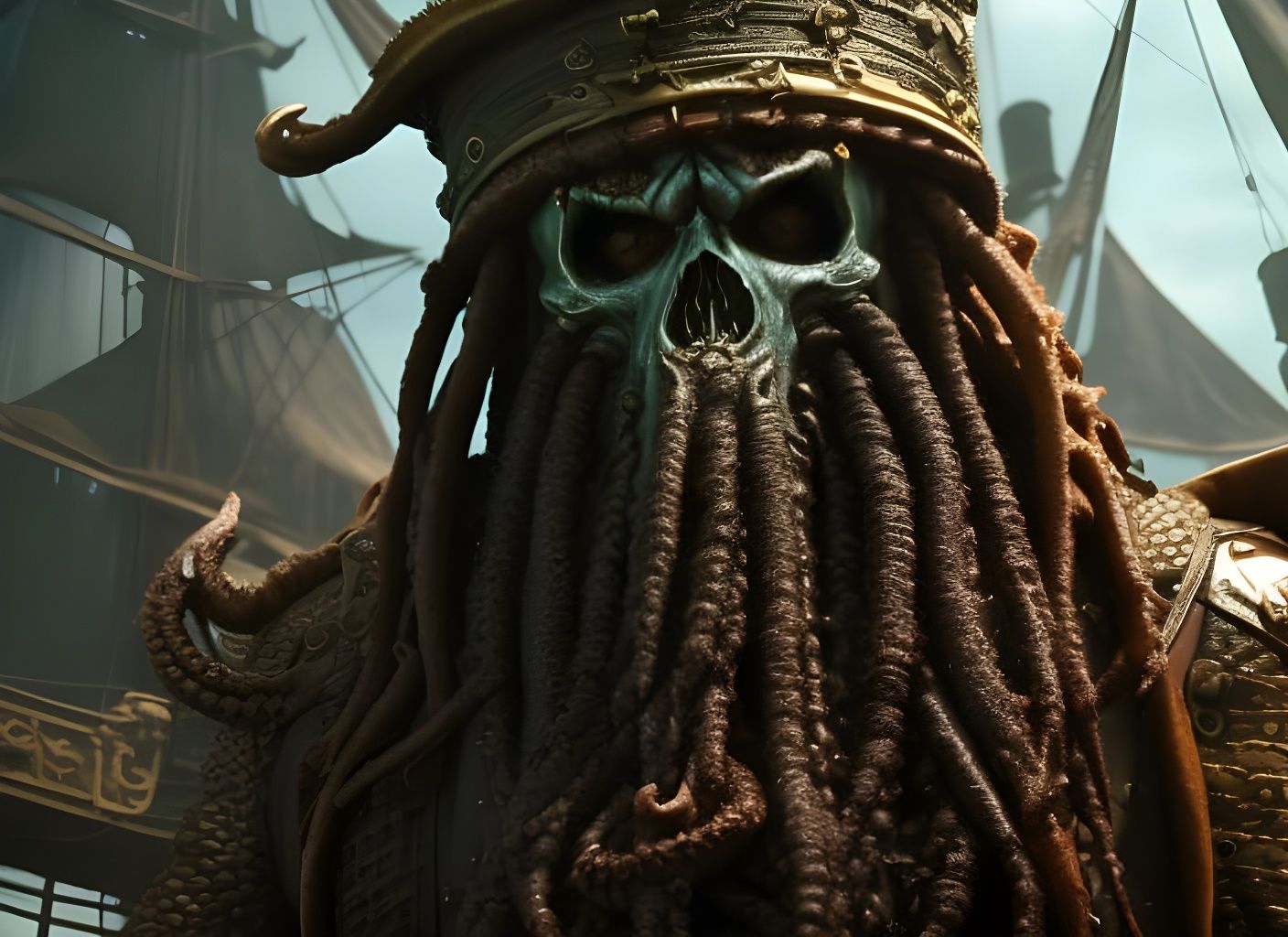 Cthulhu Pirate - AI Generated Artwork - NightCafe Creator