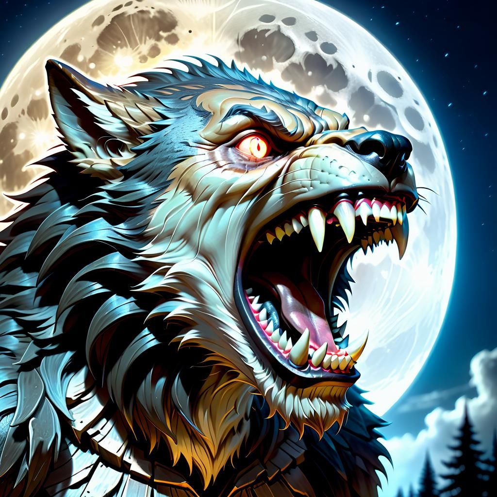 werewolf - AI Generated Artwork - NightCafe Creator