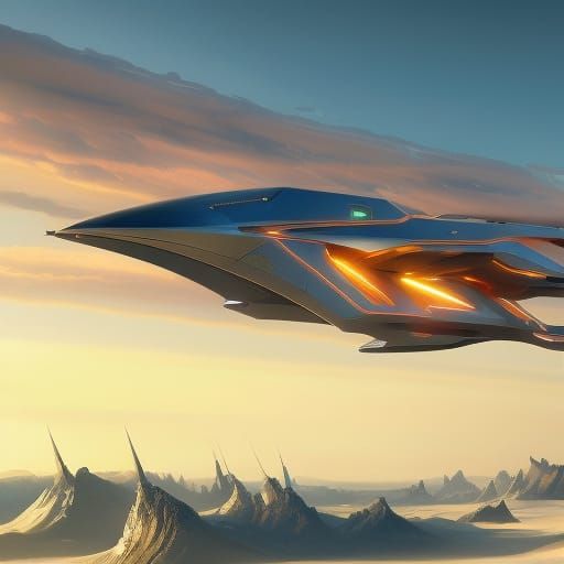 An insanely hyperdetailed stunning breathtaking spacecraft; spacecraft ...