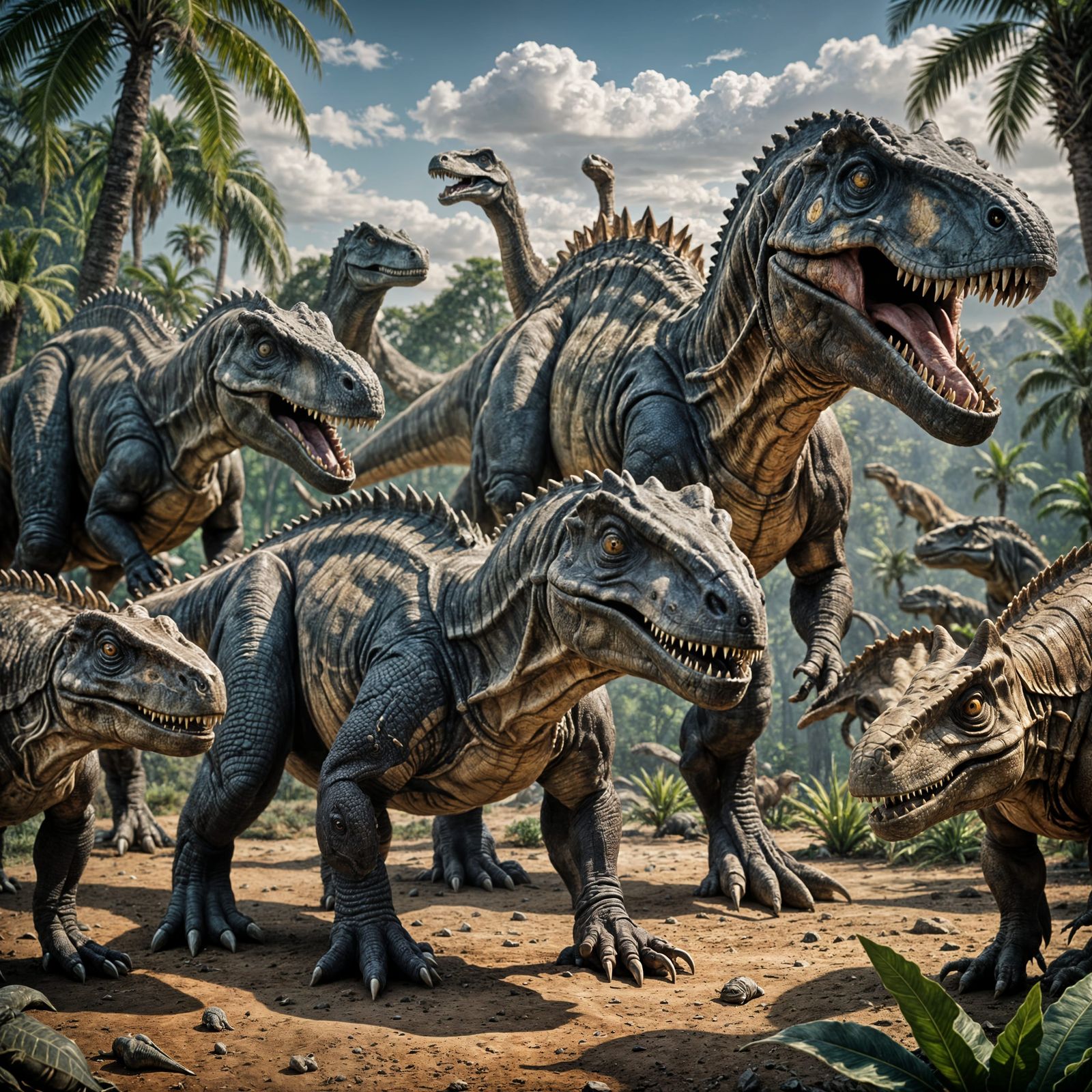 A variety of different dinosaurs - Diverse Dinosaurs in Hype...