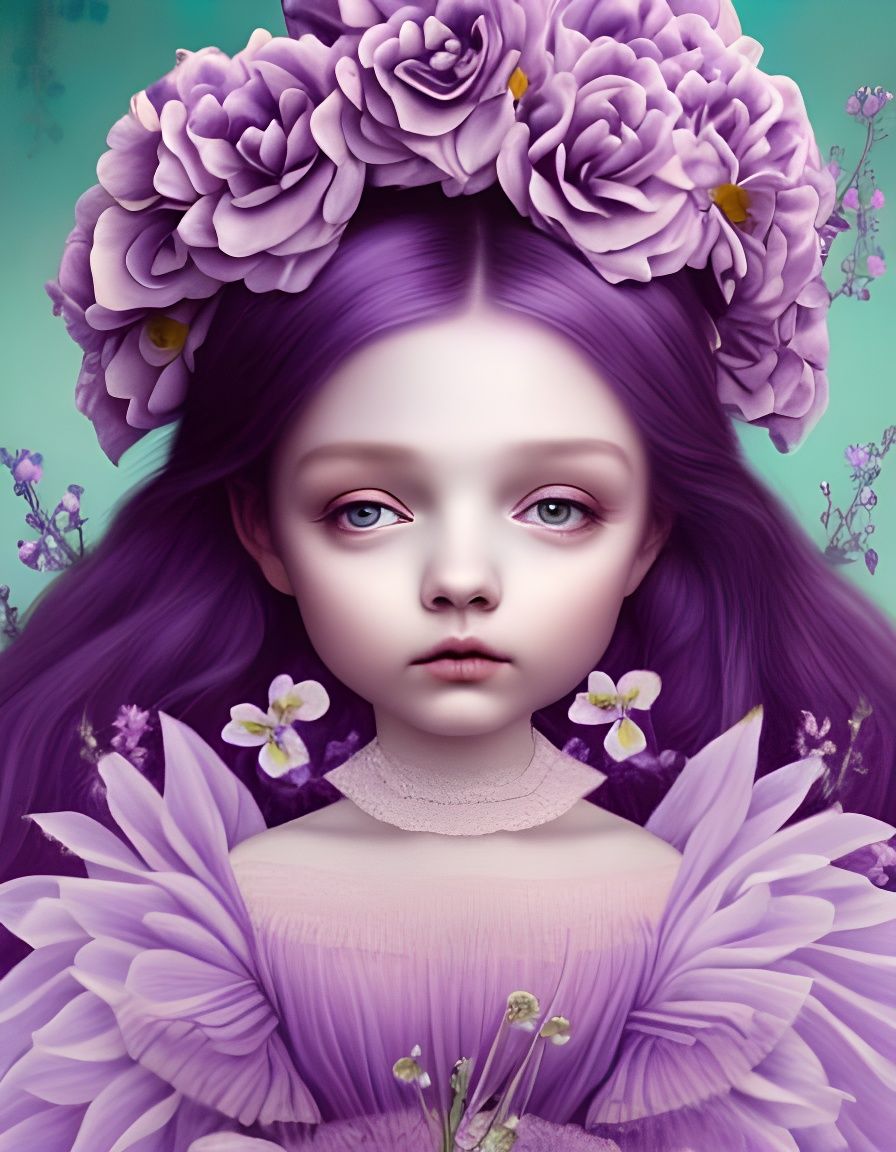 Violet - AI Generated Artwork - NightCafe Creator