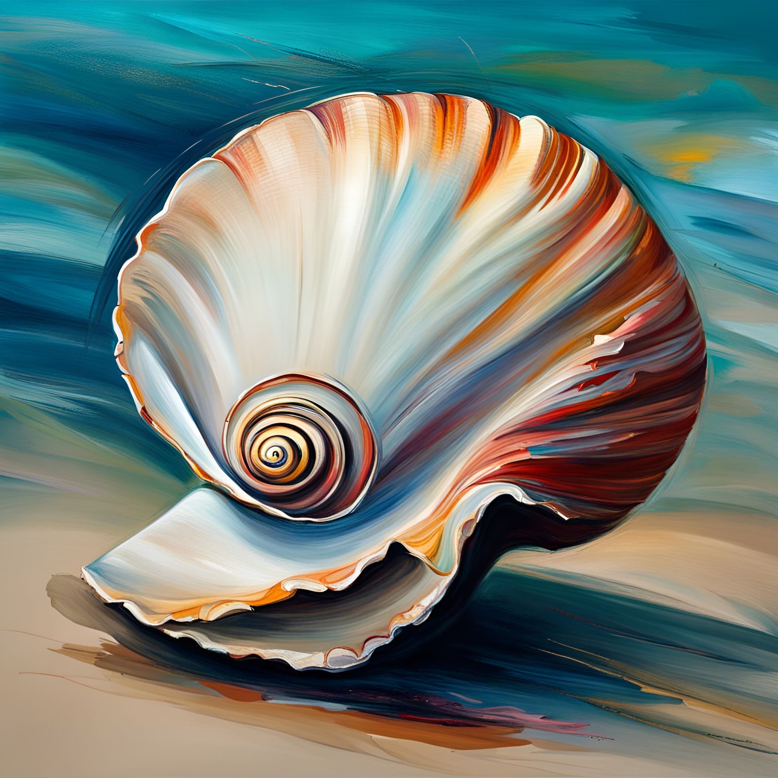 Seashell 2 - AI Generated Artwork - NightCafe Creator