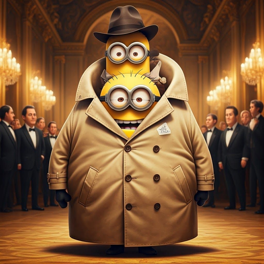 pretending to be human - Absurd Minions Masquerade in Formal...