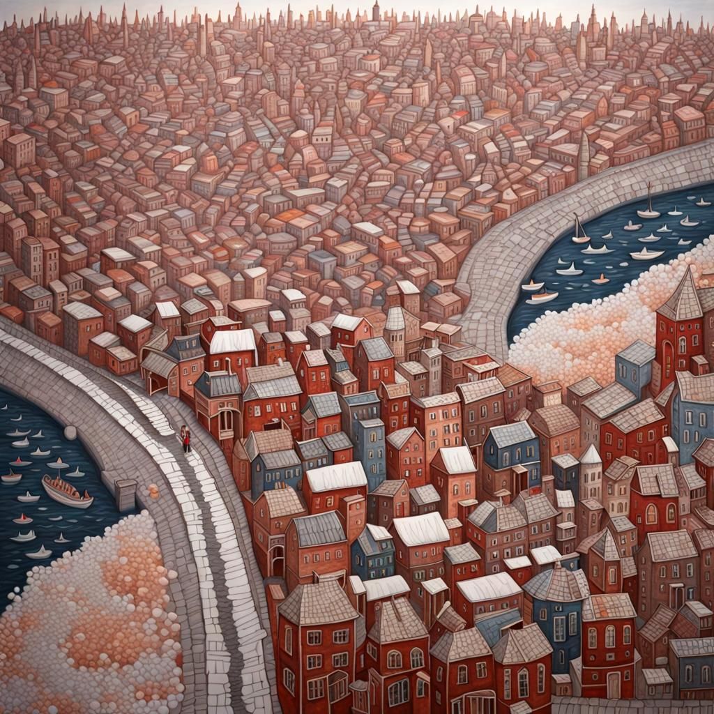 Population density - AI Generated Artwork - NightCafe Creator