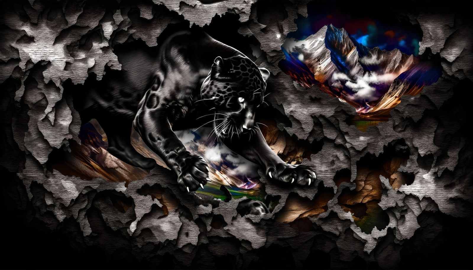 Escaping the Mountain - AI Generated Artwork - NightCafe Creator