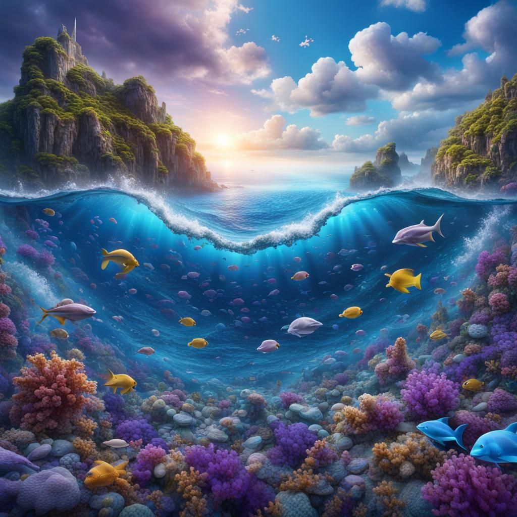 under the sea - AI Generated Artwork - NightCafe Creator