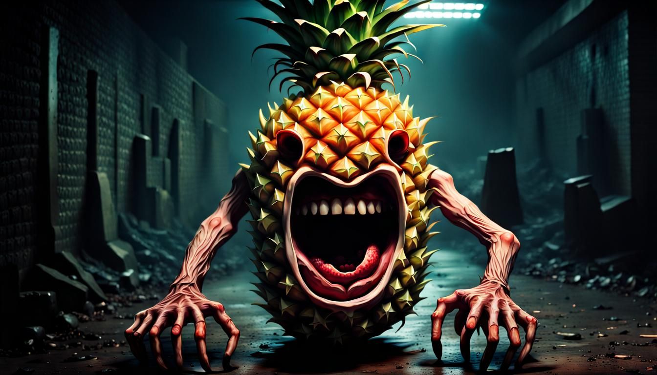 Pineapple Creeper - AI Generated Artwork - NightCafe Creator