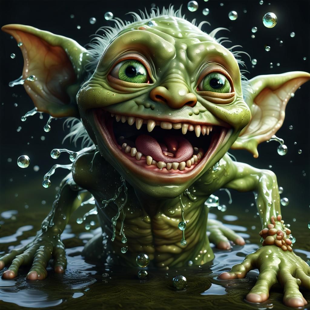 Goblin is so watery - AI Generated Artwork - NightCafe Creator