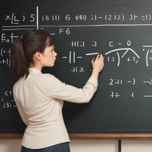 Advanced math on a chalkboard - AI Generated Artwork - NightCafe Creator