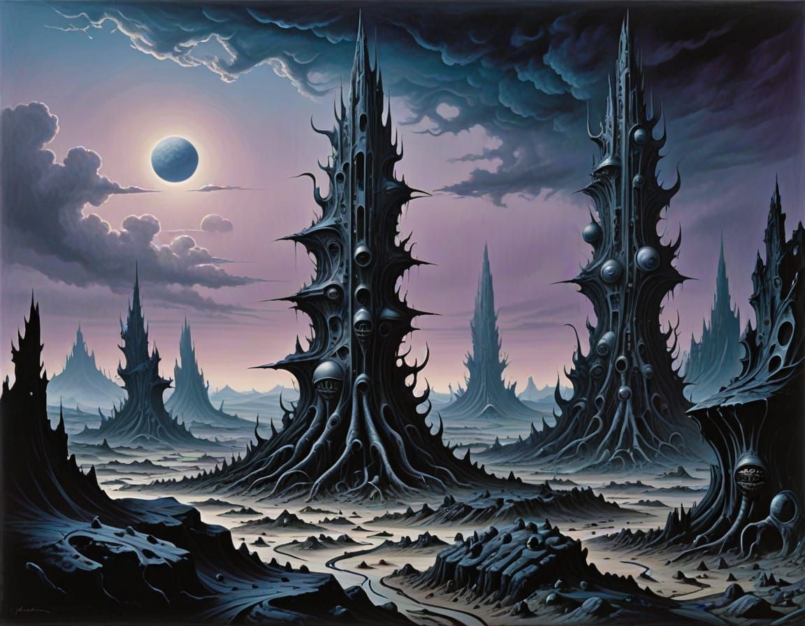 Sad Surreal Landscape - Ethereal Surrealist Dreamscape with ...