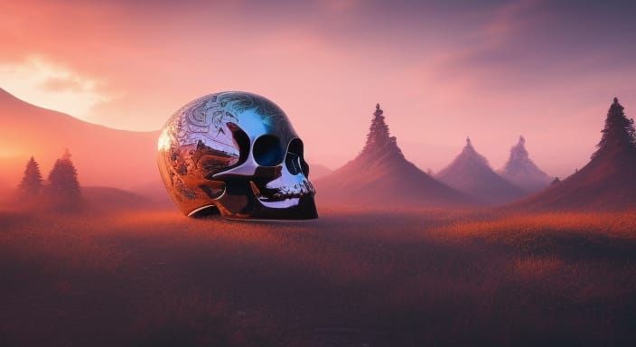 Obsidian Chrome - AI Generated Artwork - NightCafe Creator