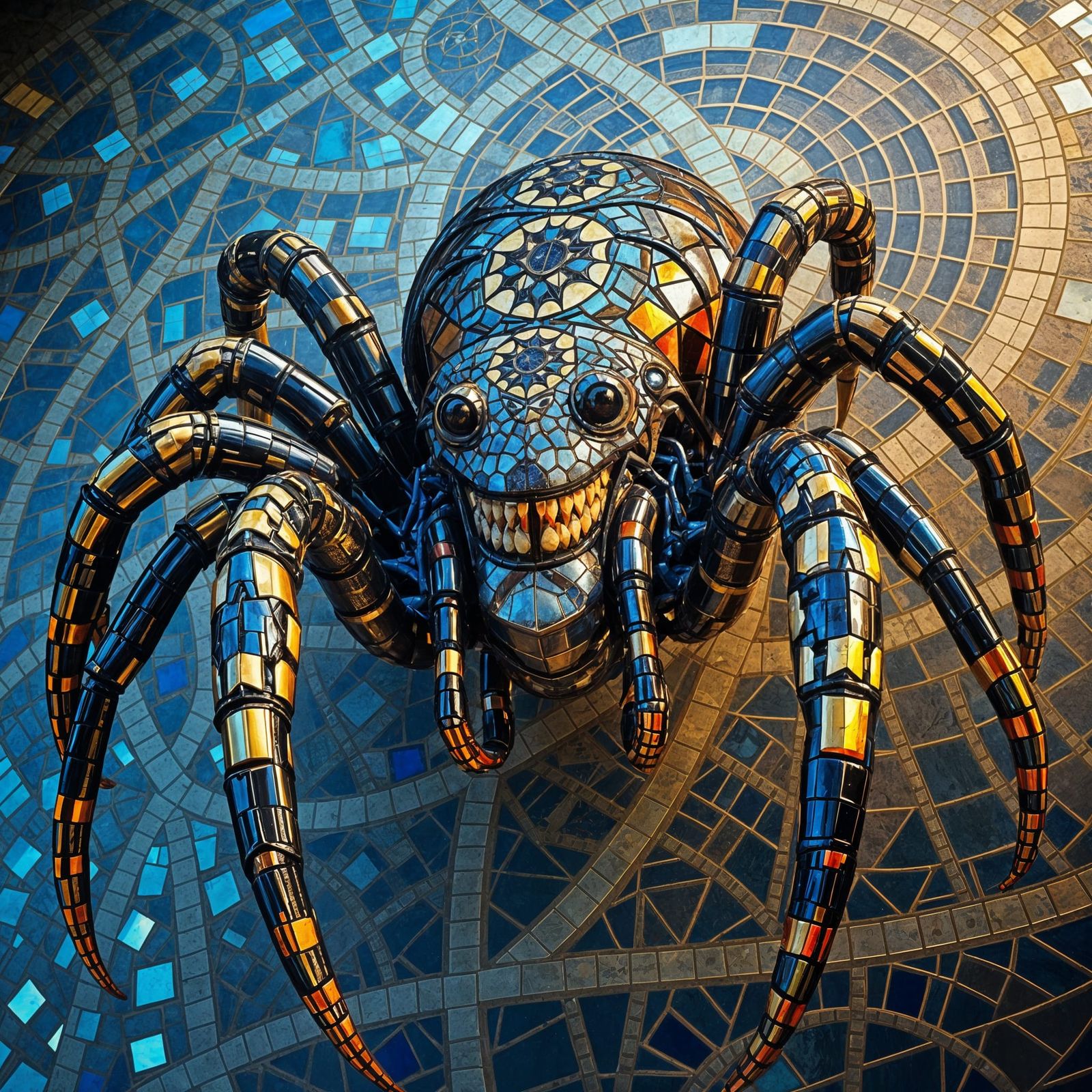 Spider as a Mosiac Monster - Spider as a Mosiac Monster