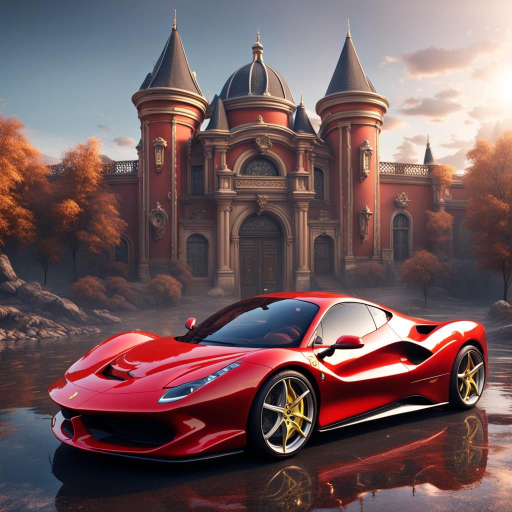 Ferrari - AI Generated Artwork - NightCafe Creator