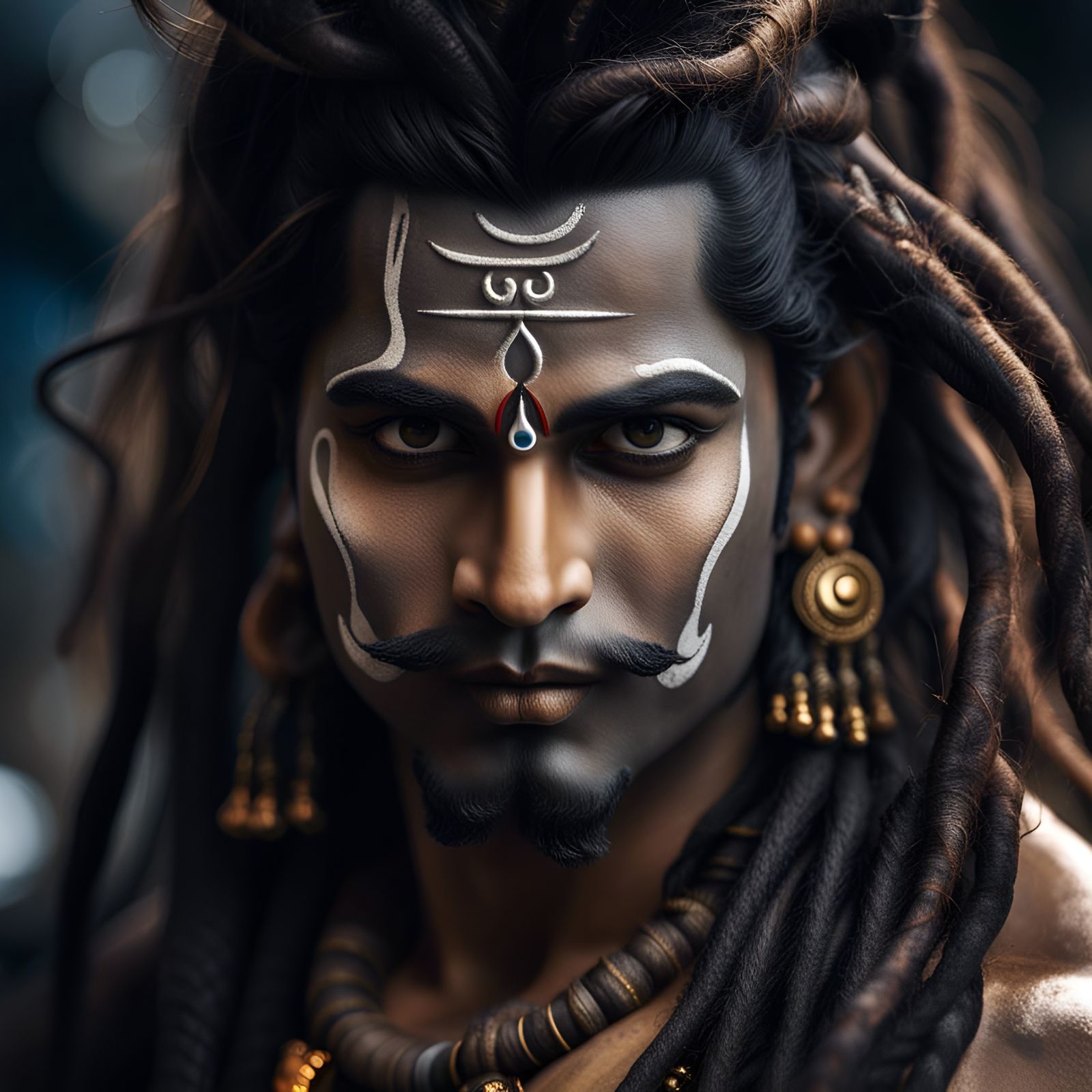 Lord Shiva's Gaze - AI Generated Artwork - NightCafe Creator