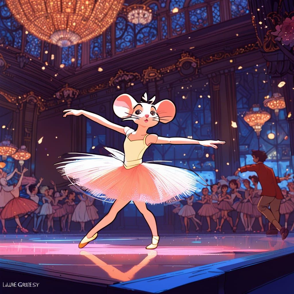 Fancy mice ballerina - AI Generated Artwork - NightCafe Creator
