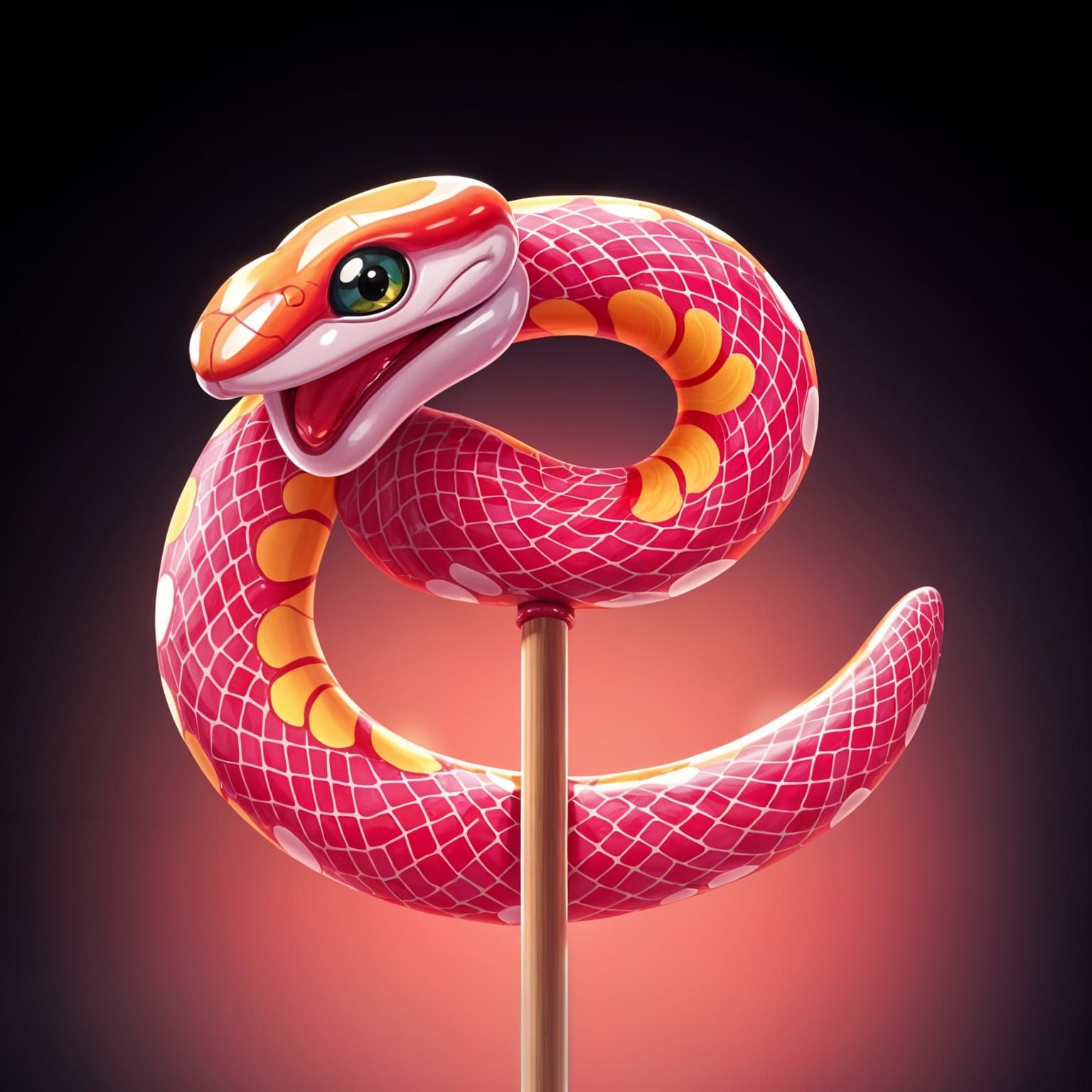 Snake lolly anyone, watch it got a bite to it.