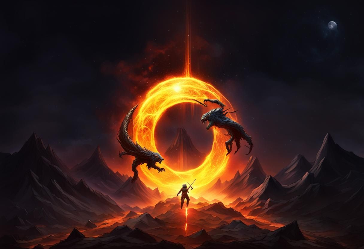 "Craft an epic tale of a fearless ninja warrior wielding the legendary ...