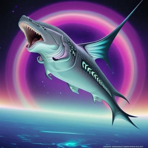 spacefish 4 - AI Generated Artwork - NightCafe Creator