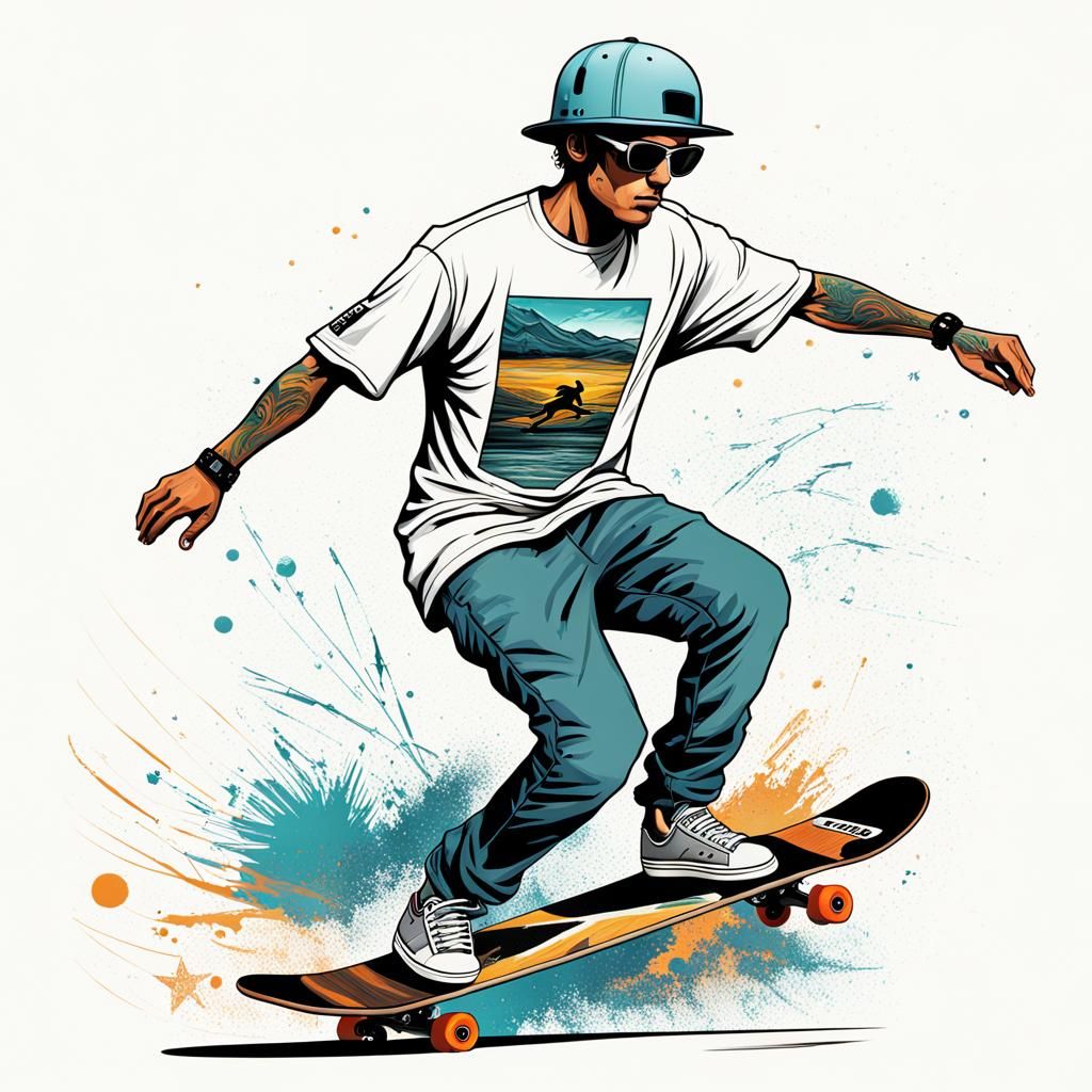 Skate - AI Generated Artwork - NightCafe Creator