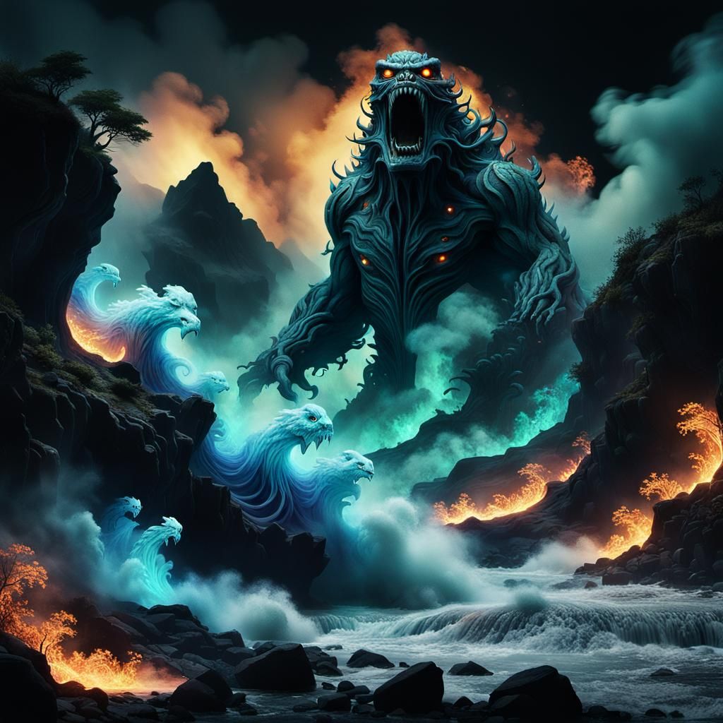 Sea Demon - AI Generated Artwork - NightCafe Creator