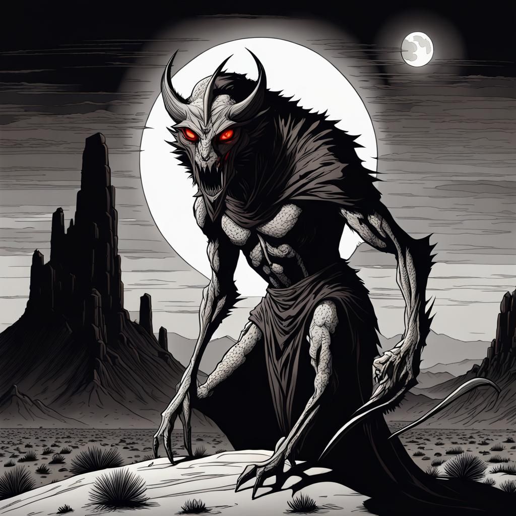 El Cucuy. - AI Generated Artwork - NightCafe Creator