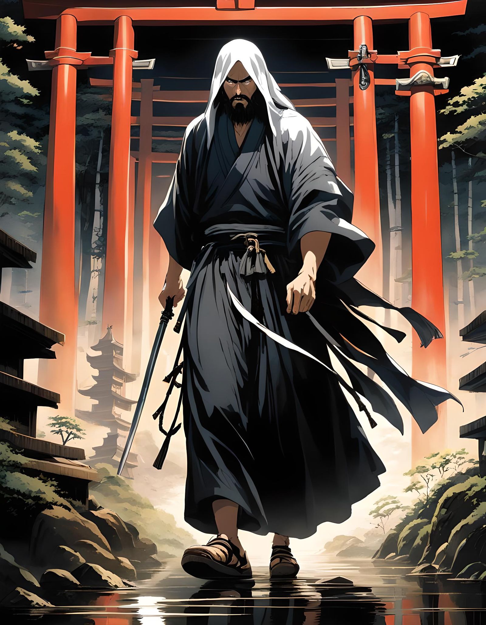 Ni ten ichi ryu - AI Generated Artwork - NightCafe Creator