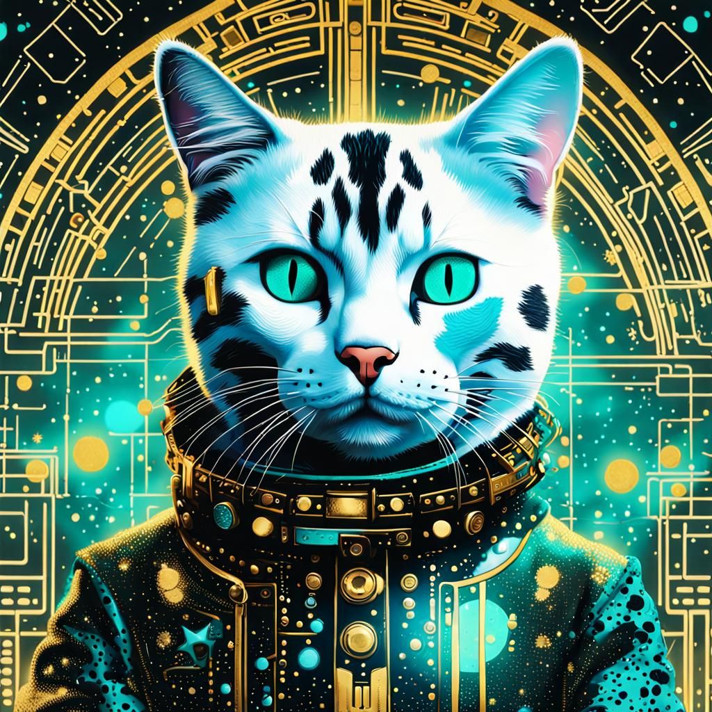 Celestial Cat - AI Generated Artwork - NightCafe Creator
