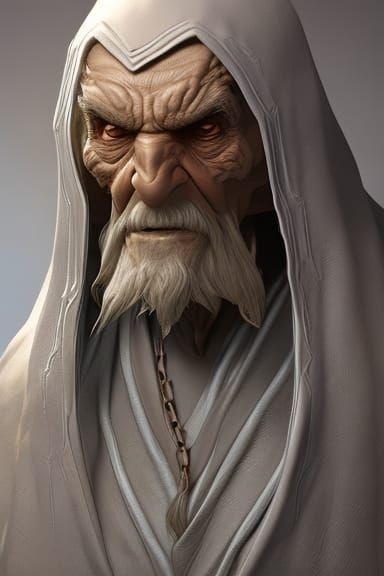 Hyperdetailed Portrait of an Ancient Hag Witch - AI Art