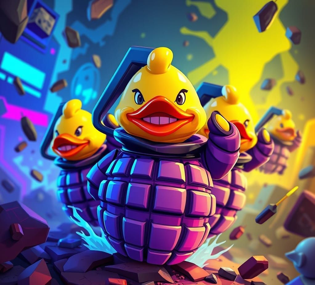 Jinx Weaponized exploding rubber duck grenade bombs Made by JINX ...