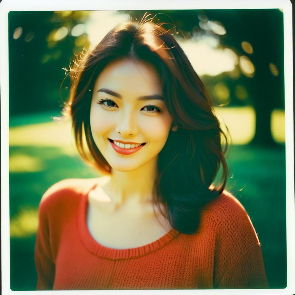 Polaroid Portrait - AI Generated Artwork - NightCafe Creator