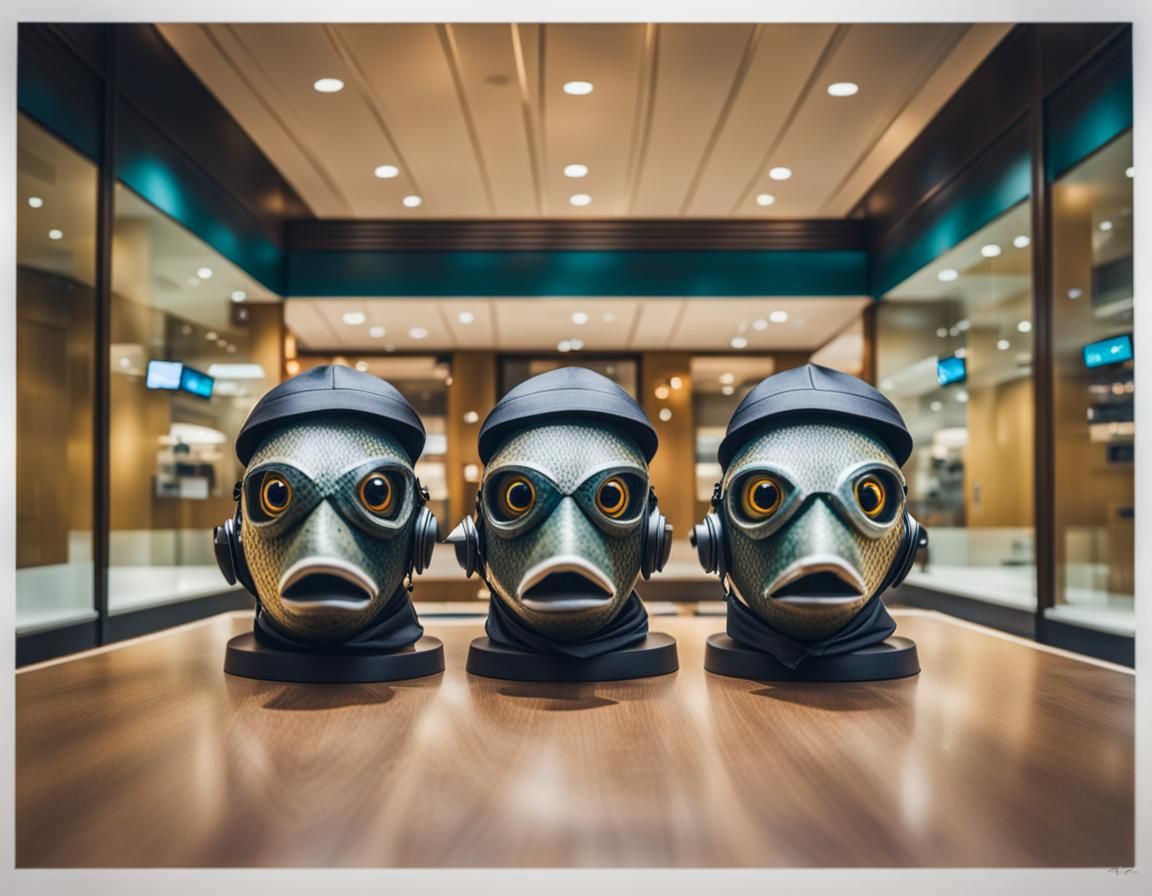 Freaky Fish Masks - AI Generated Artwork - NightCafe Creator