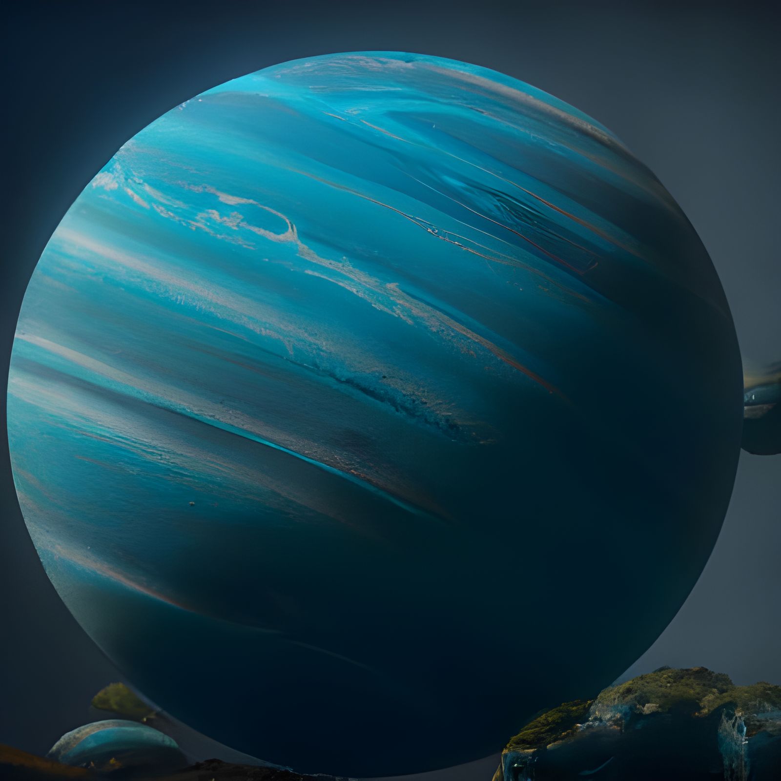 Neptune - AI Generated Artwork - NightCafe Creator