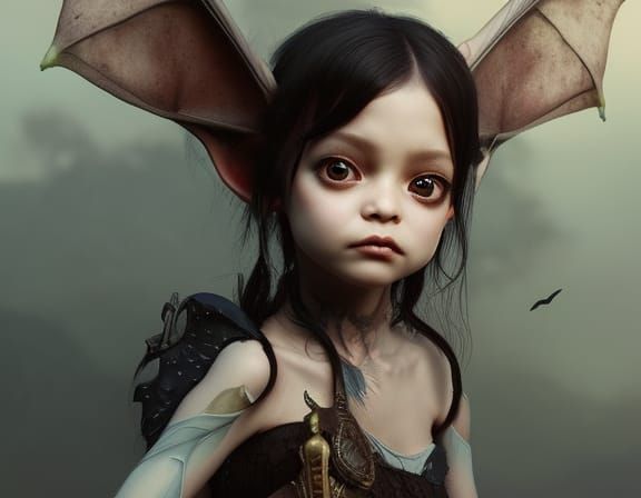 Bat Elf - AI Generated Artwork - NightCafe Creator