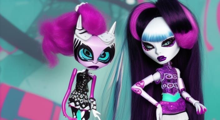 Monster High character 9771 - AI Generated Artwork - NightCafe Creator