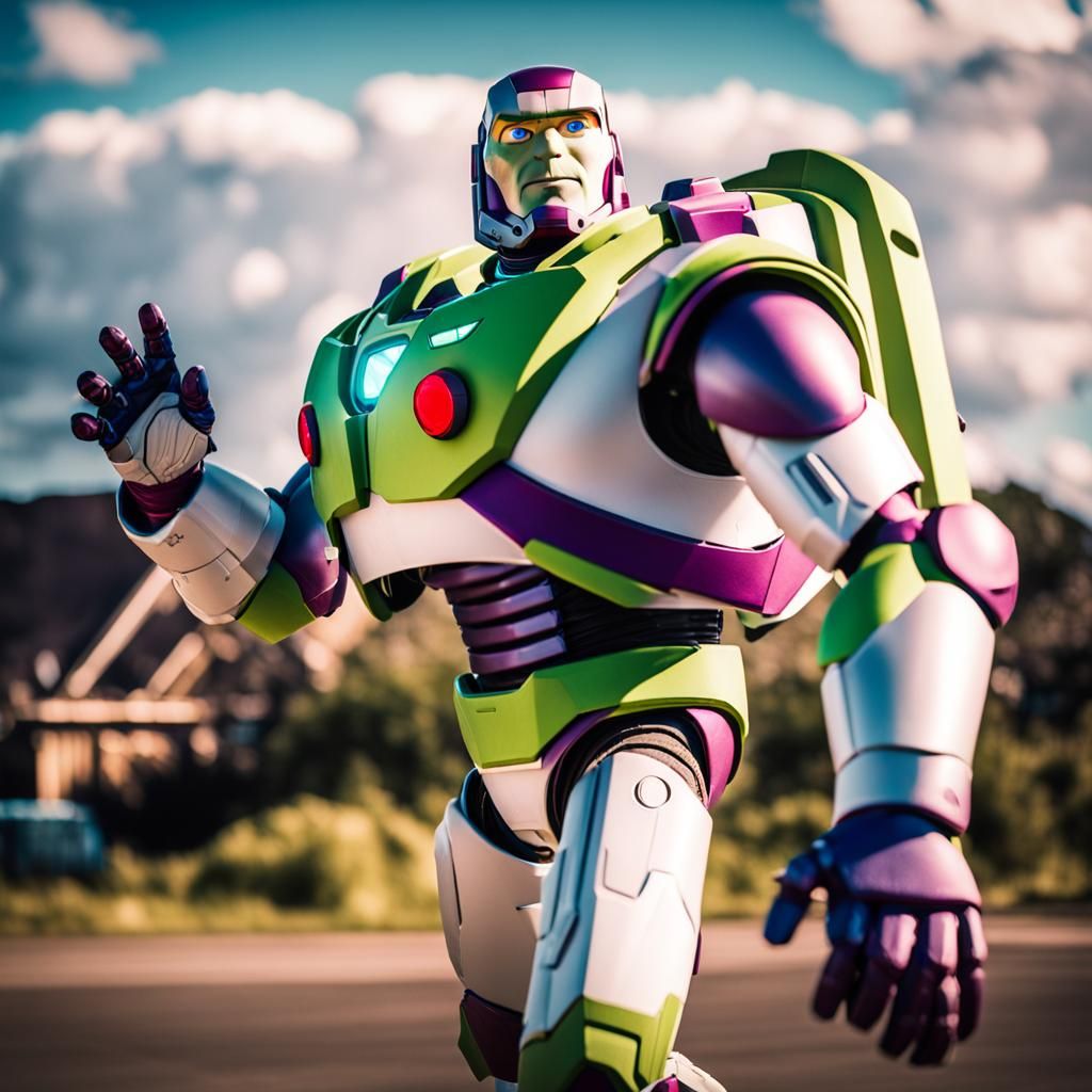 Ironman as Buzz lightyear - AI Generated Artwork - NightCafe Creator