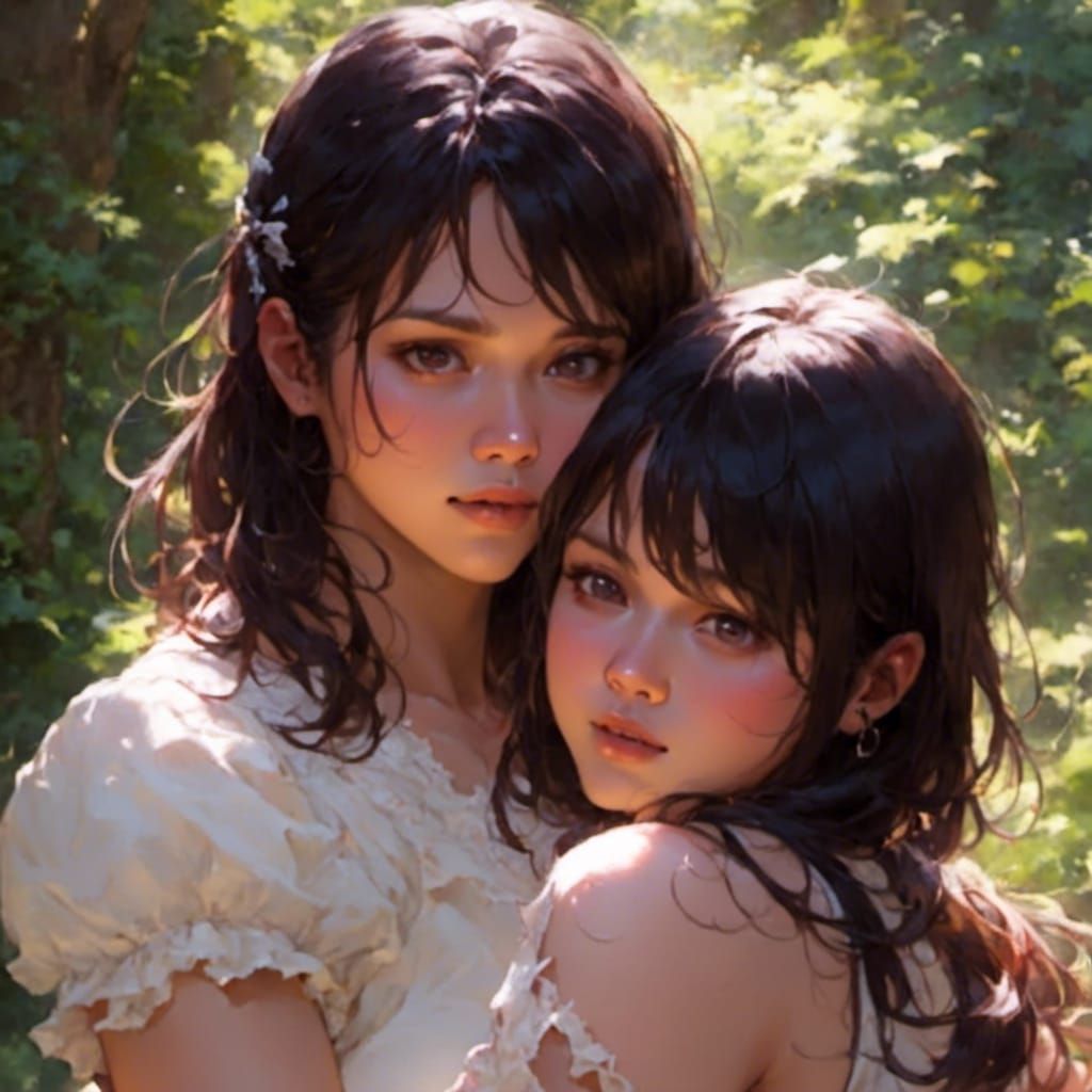 Testing: Anime Cute Girl: / Real Face v1 - AI Generated Artwork ...