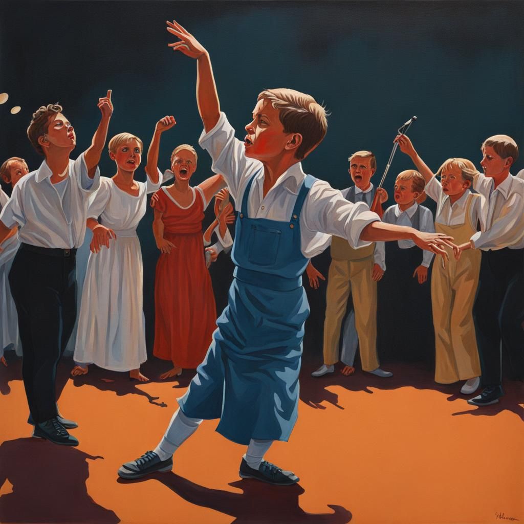 Group dancing - AI Generated Artwork - NightCafe Creator