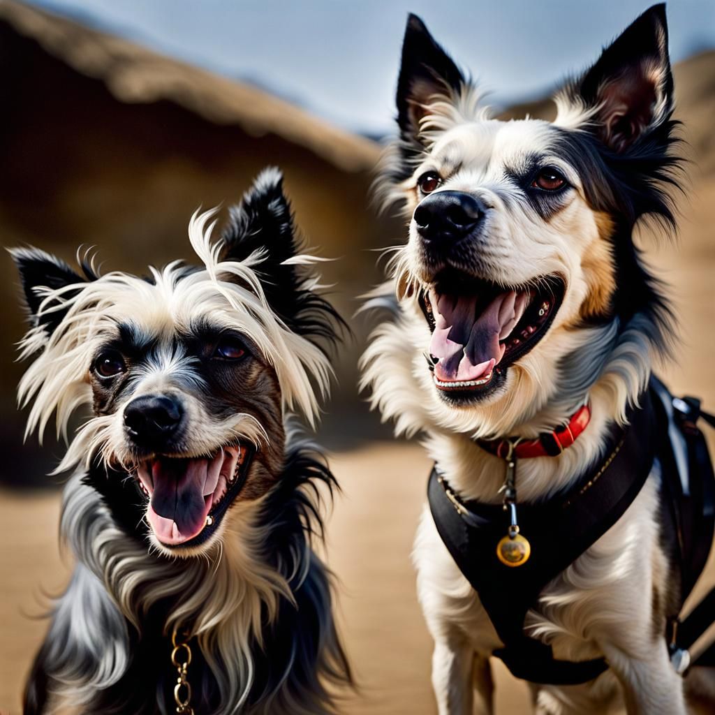 Funny dogs - AI Generated Artwork - NightCafe Creator