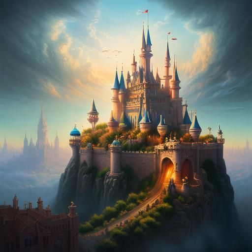 Castle - AI Generated Artwork - NightCafe Creator