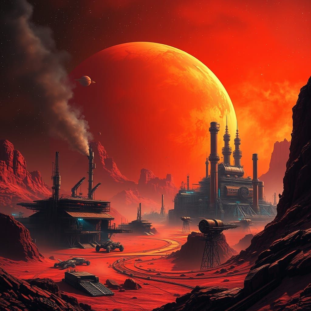 Mars - Warhammer 40K Mars: A Sacred, Crimson-Hued World of t...