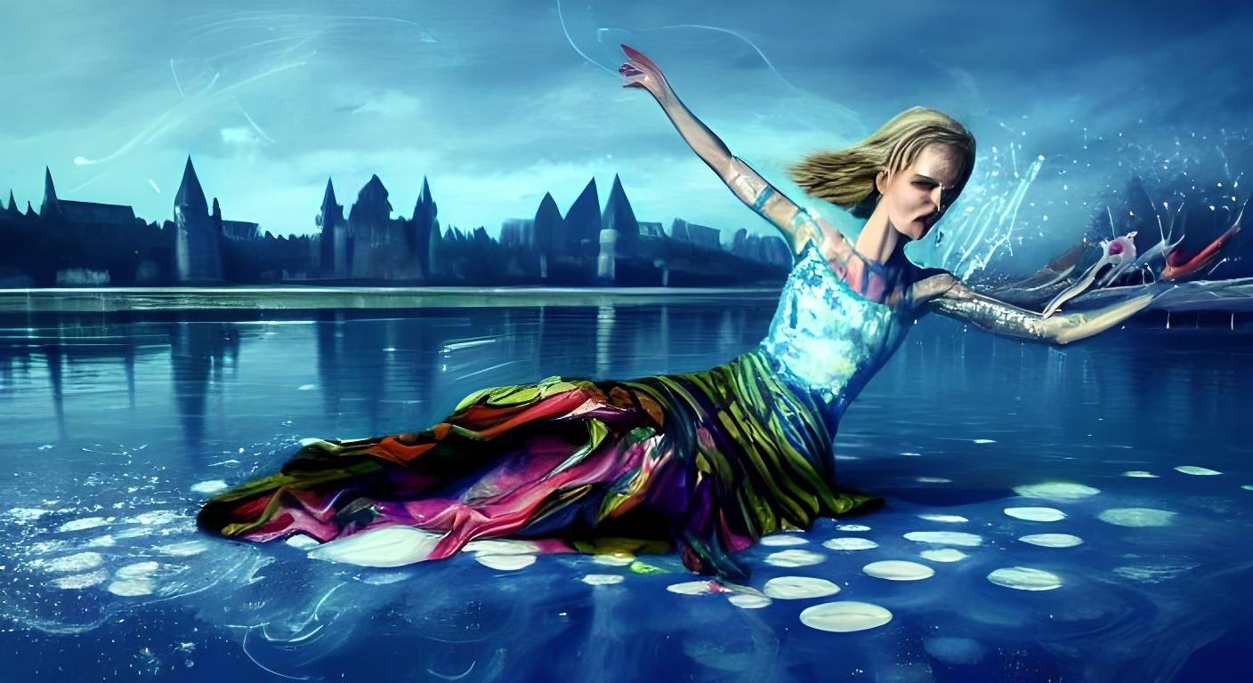 Amanda Sage Bernie Wrightson detailed matte painting, deep color ...