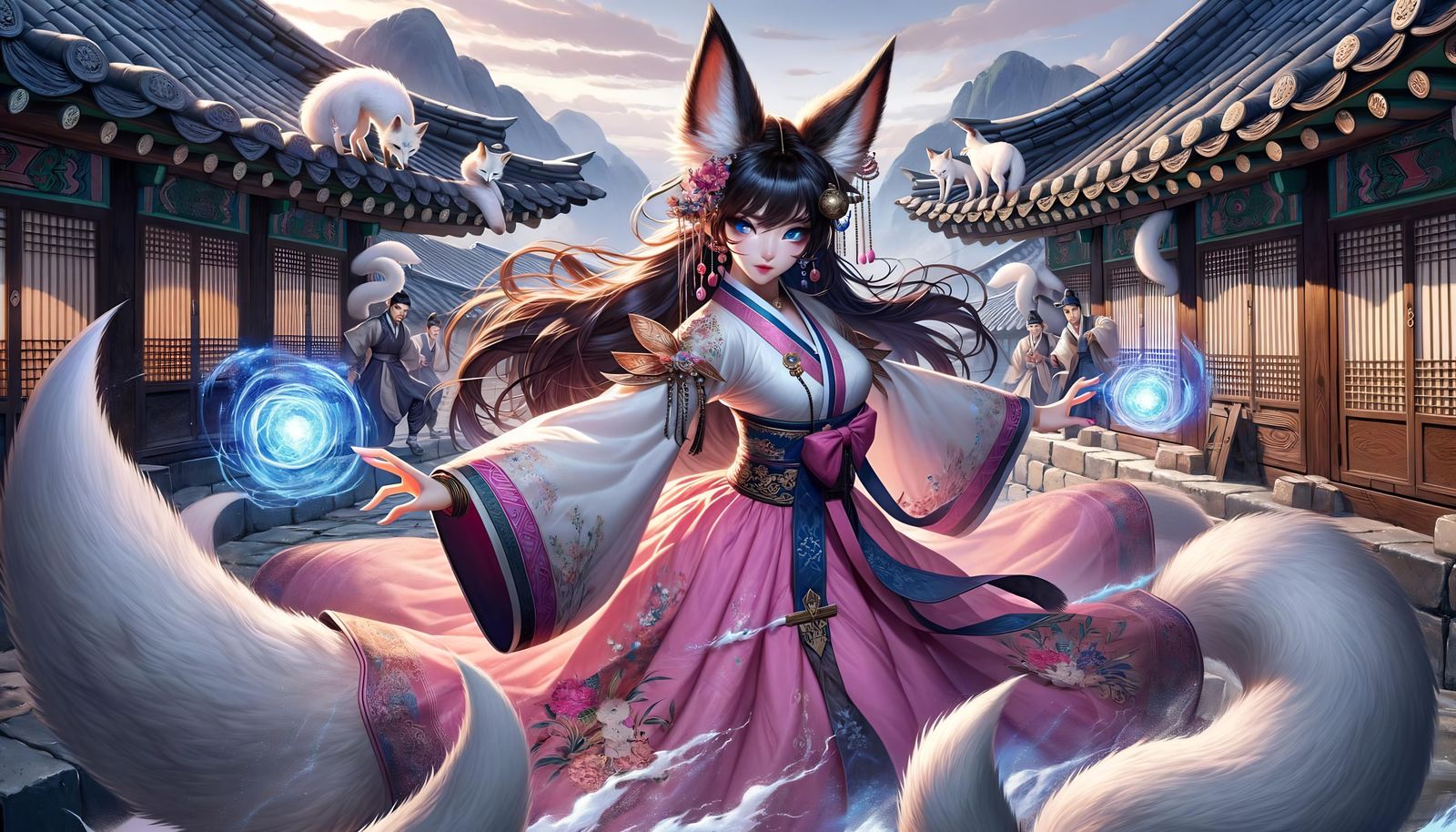 League of Legends : Dynasty Ahri - AI Generated Artwork - NightCafe Creator