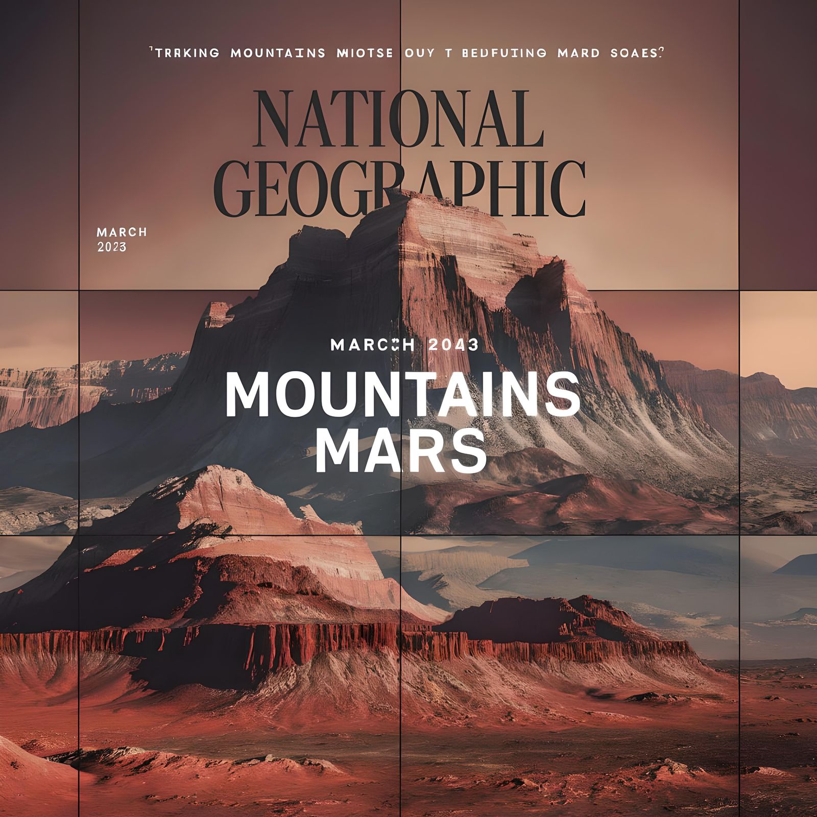 National Geographic: Mountains of Mars - AI Generated Artwork ...