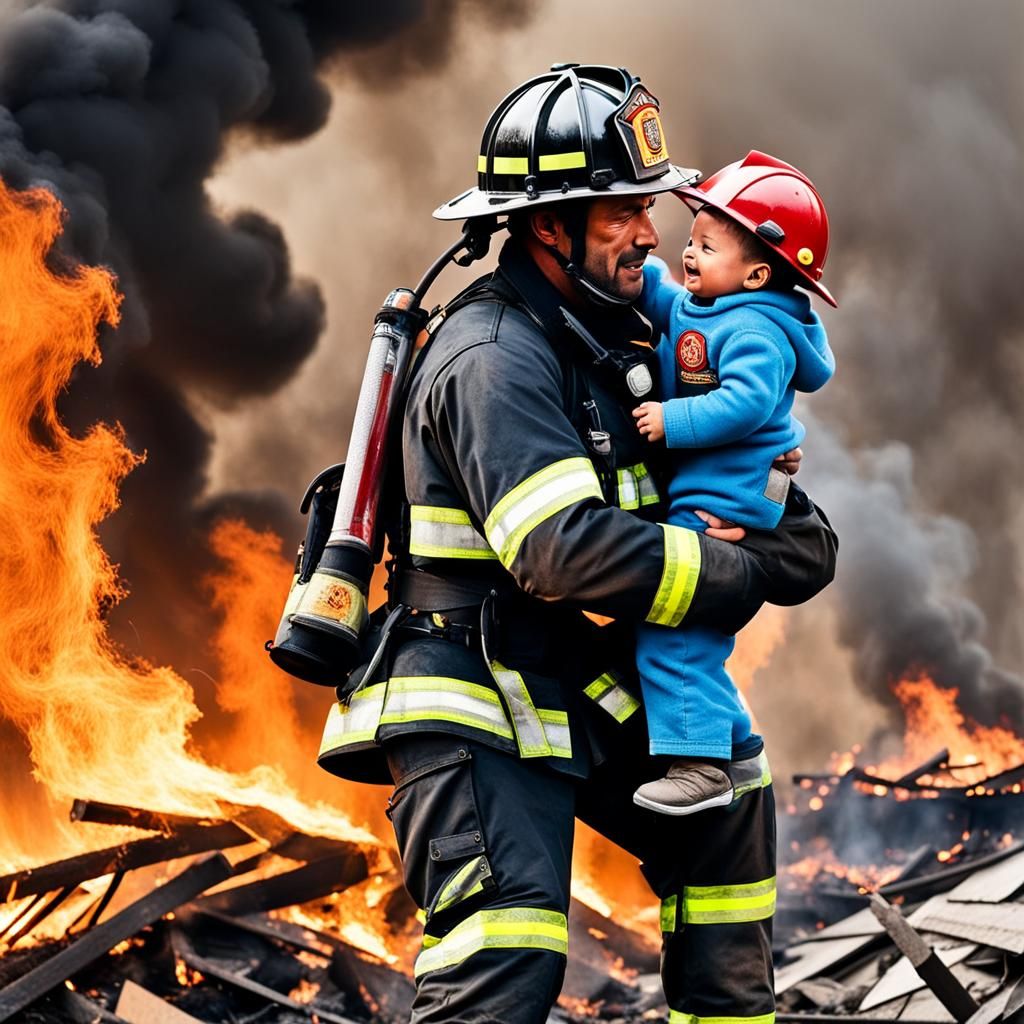 Surviving the Fire - AI Generated Artwork - NightCafe Creator